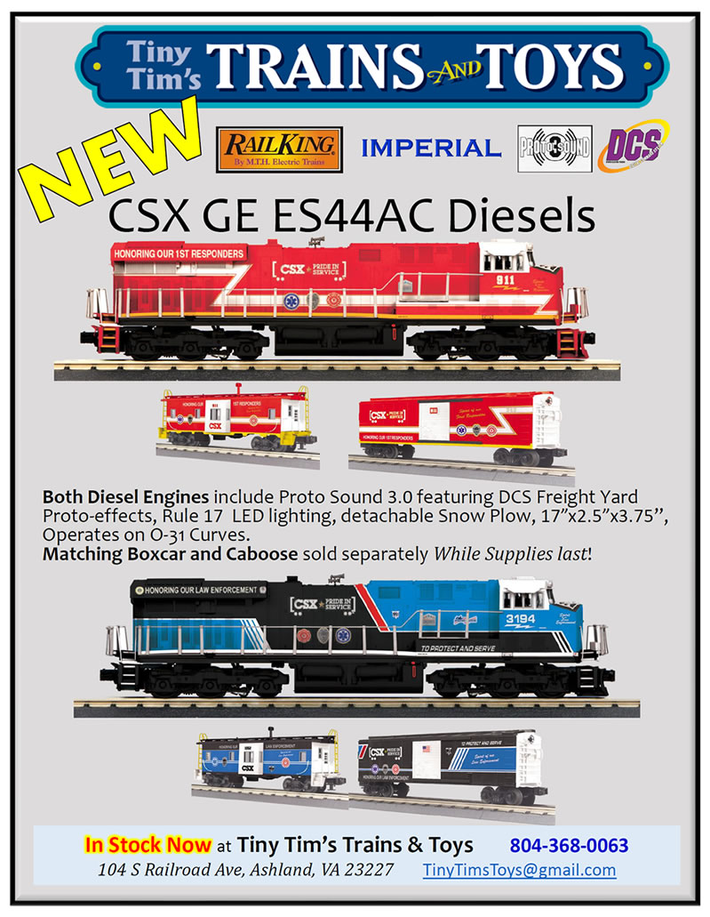 First Responder & Law Enforcement Engines, Cabooses, Boxcars