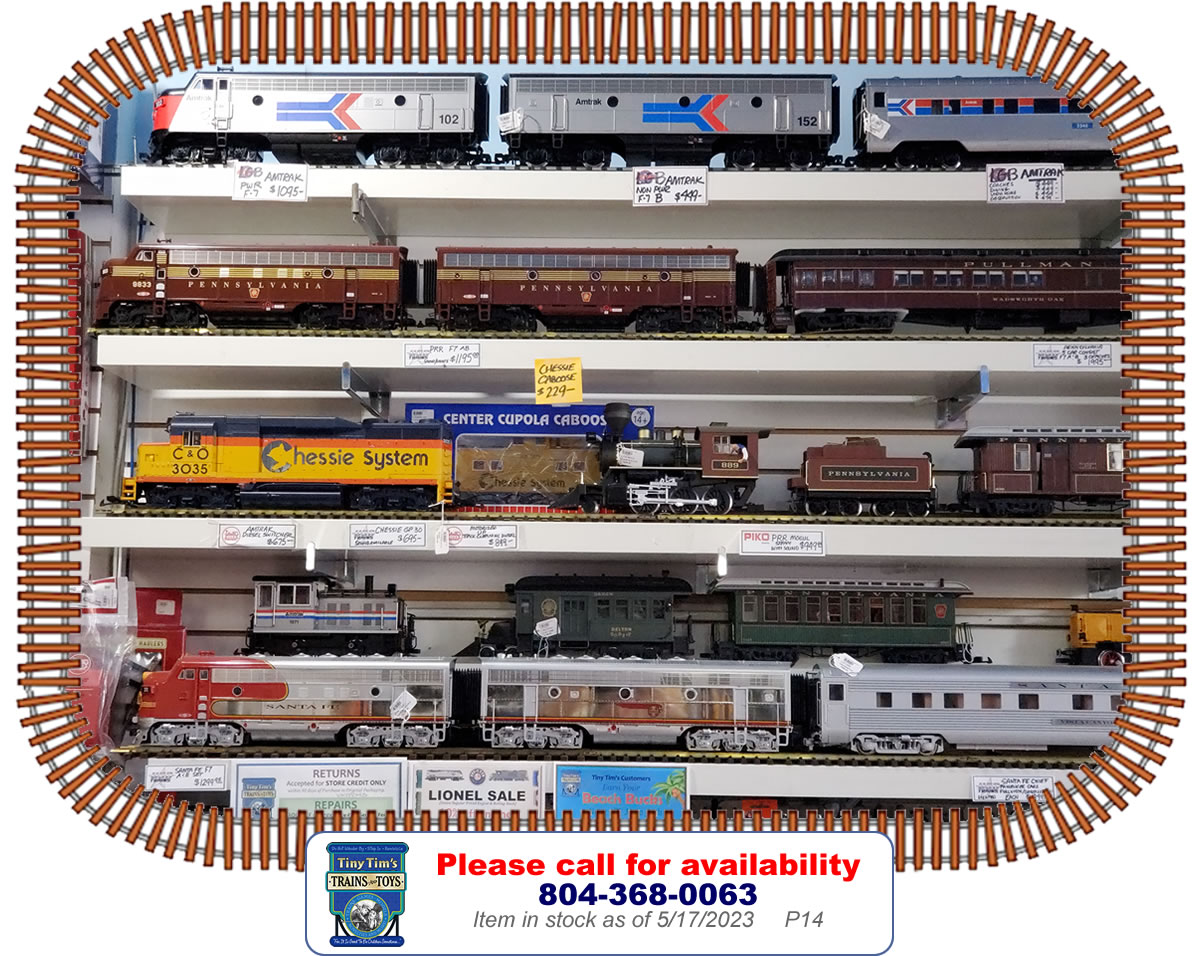 Amtrak, Inventory, Model Train, Ashland