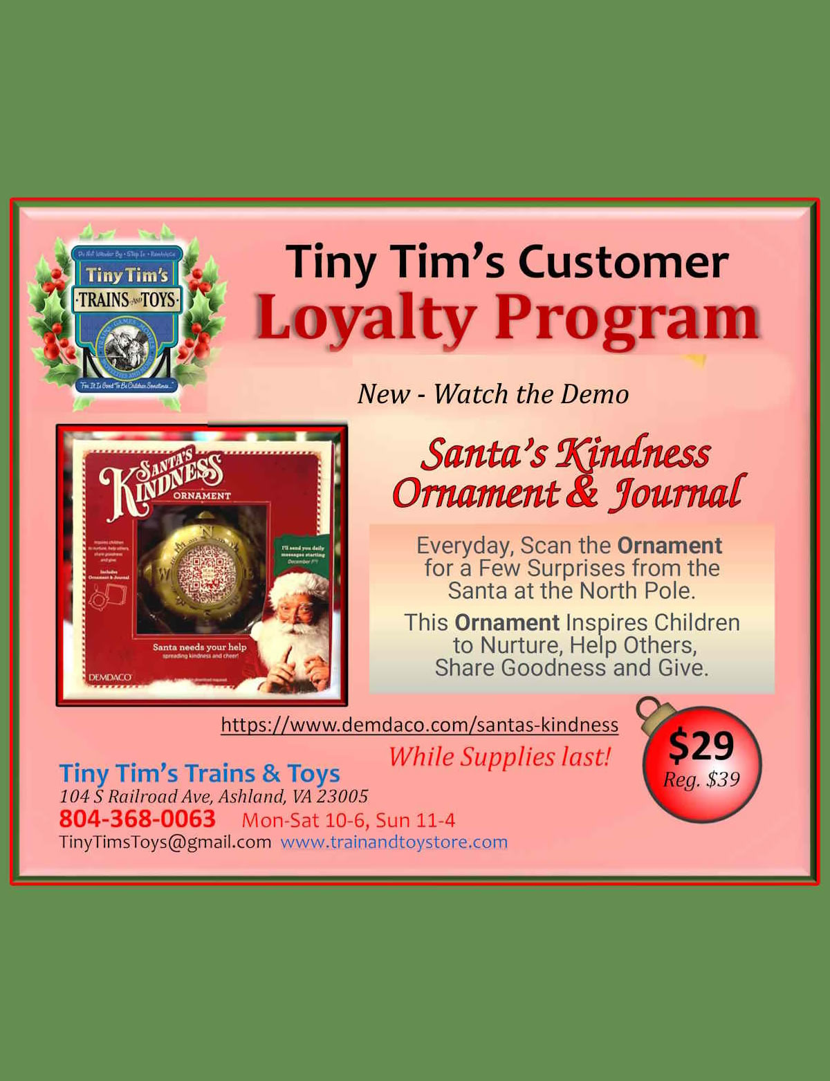 Holiday Train Sale Ashland, VA